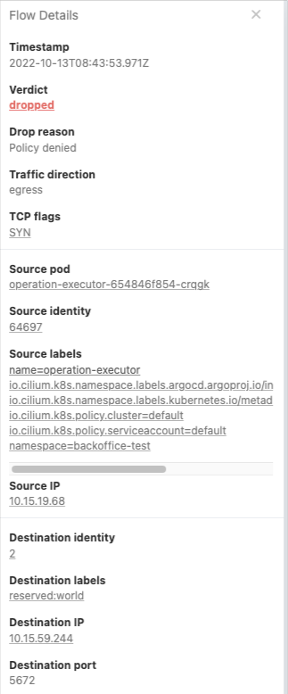 Cilium 1.11.9 drops requests ignoring labels · Issue #21717 · cilium/cilium · GitHub