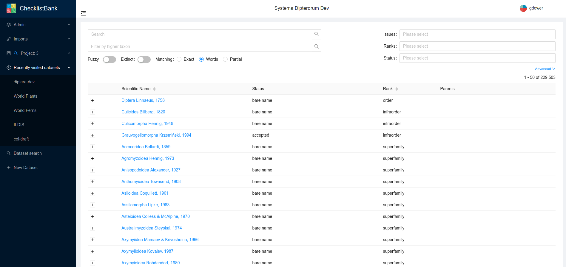 Dataset menu missing for private datasets · Issue #776 ...