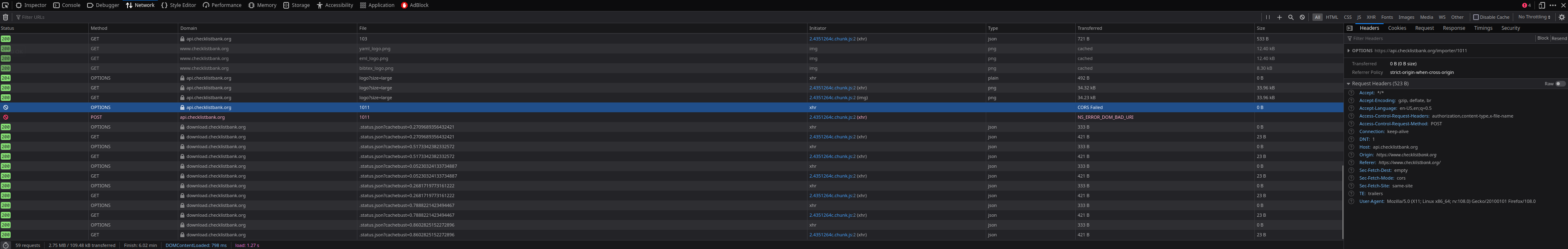 Network errors · Issue #1155 · CatalogueOfLife/backend · GitHub