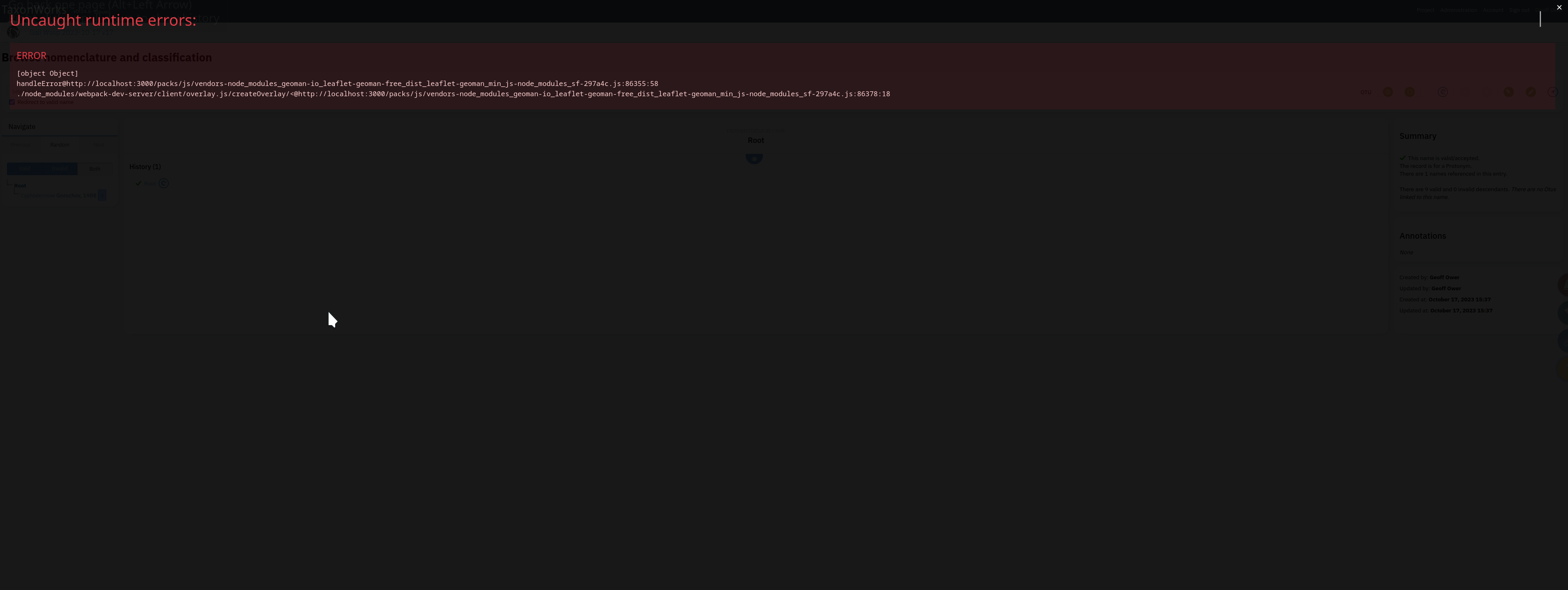 [Bug]: LoadError at /taxon_names/1105196 raising javascript modal · Issue #3595 ...