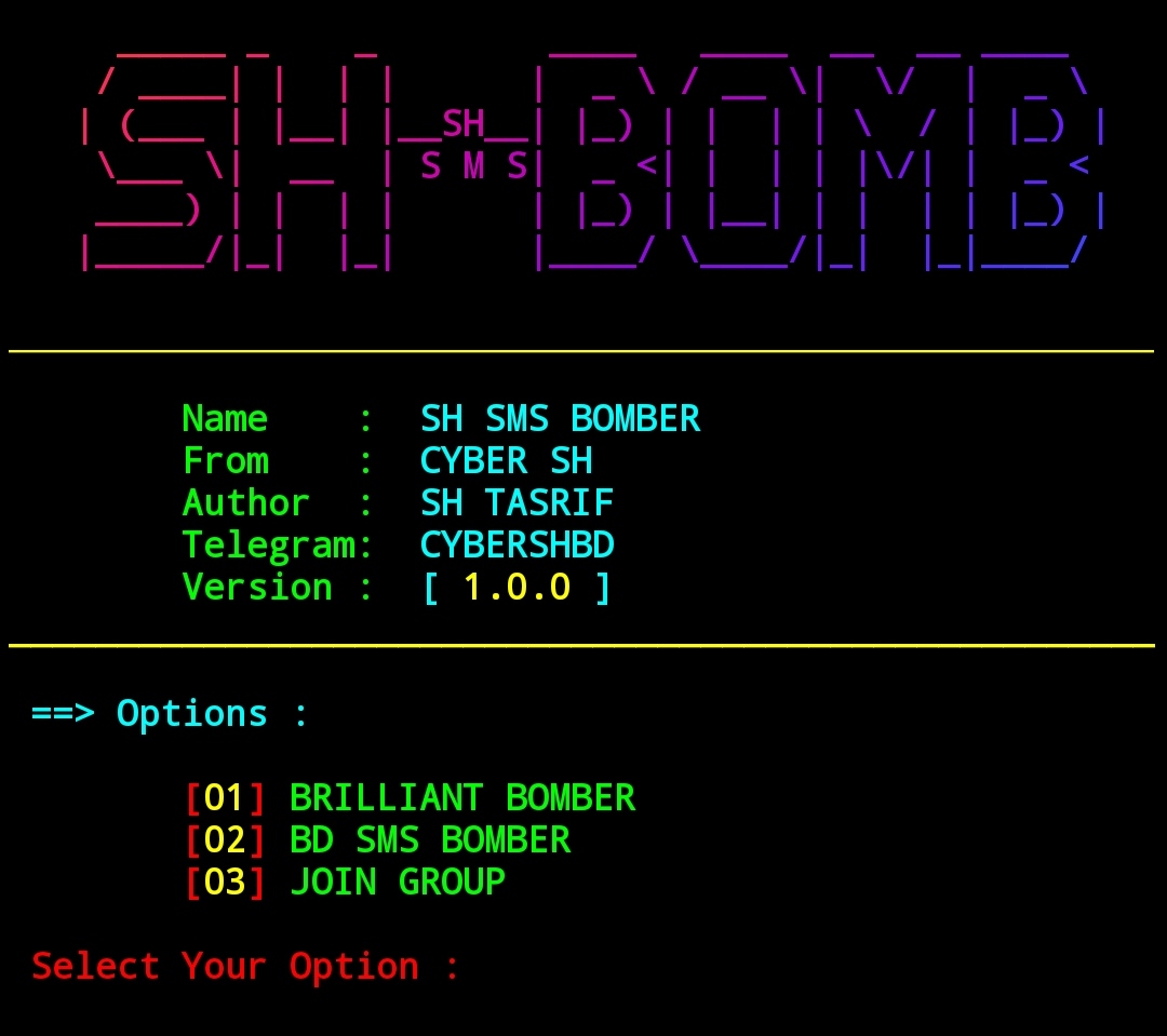GitHub - ShTasrif/SH-BOMB