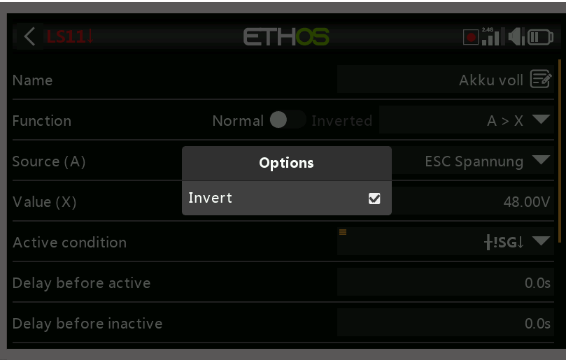 Options Switch Selection Incomplete Wrong · Issue 2715 · Frskyrcethos Feedback Community 