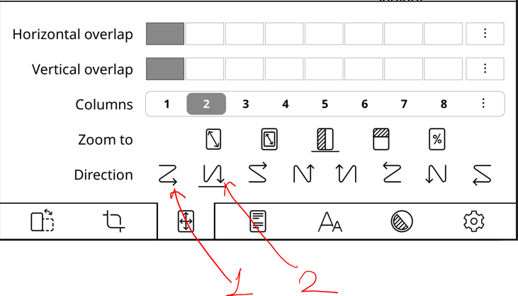Default for PDF navigate direction setting is not applied to the new ...
