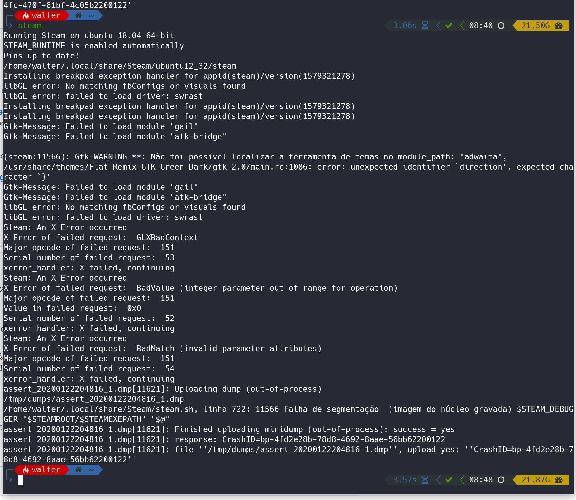 Steam updates and dies · Issue #6841 · ValveSoftware/steam-for-linux ...