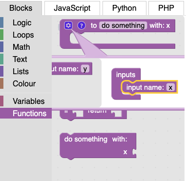 mutator icons are clickable but weird in flyouts · Issue #7451 · google/blockly · GitHub