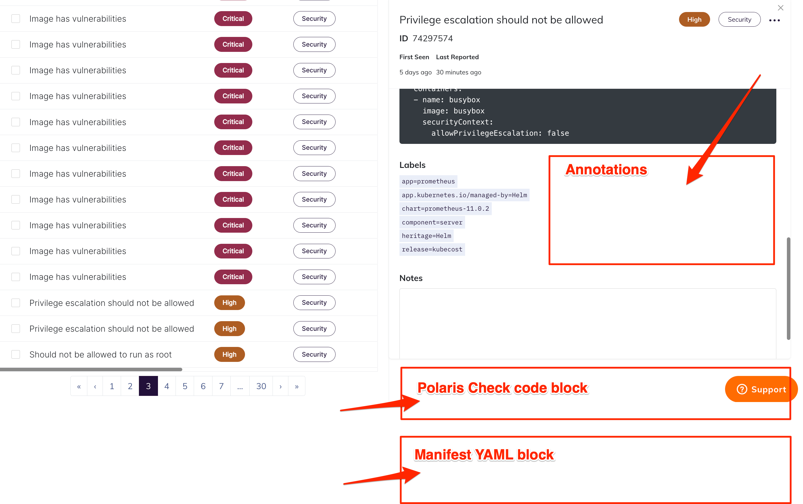 Display Polaris check context in details in Insights · Issue #882 · FairwindsOps/polaris · GitHub