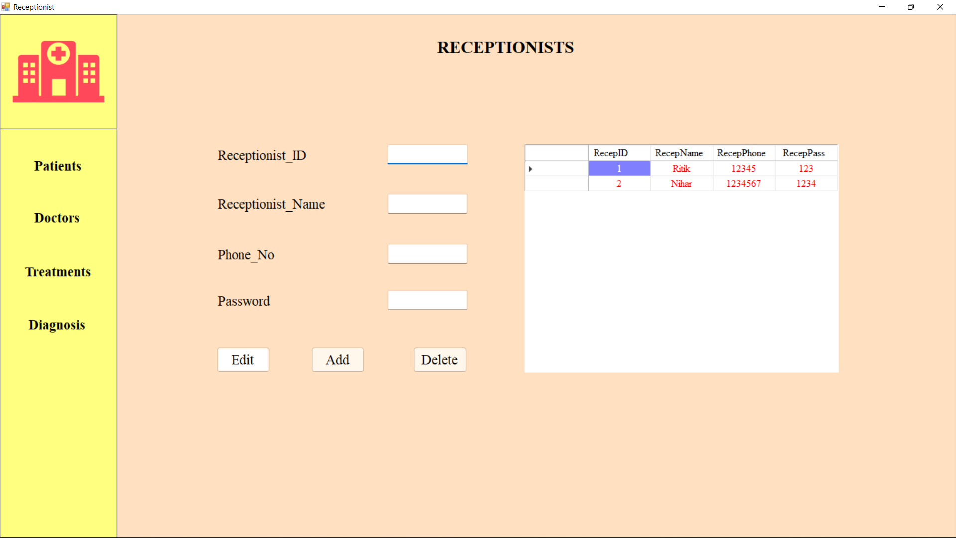 GitHub - ritikprajapat/Hospital-Managment-System: Hospital Management ...