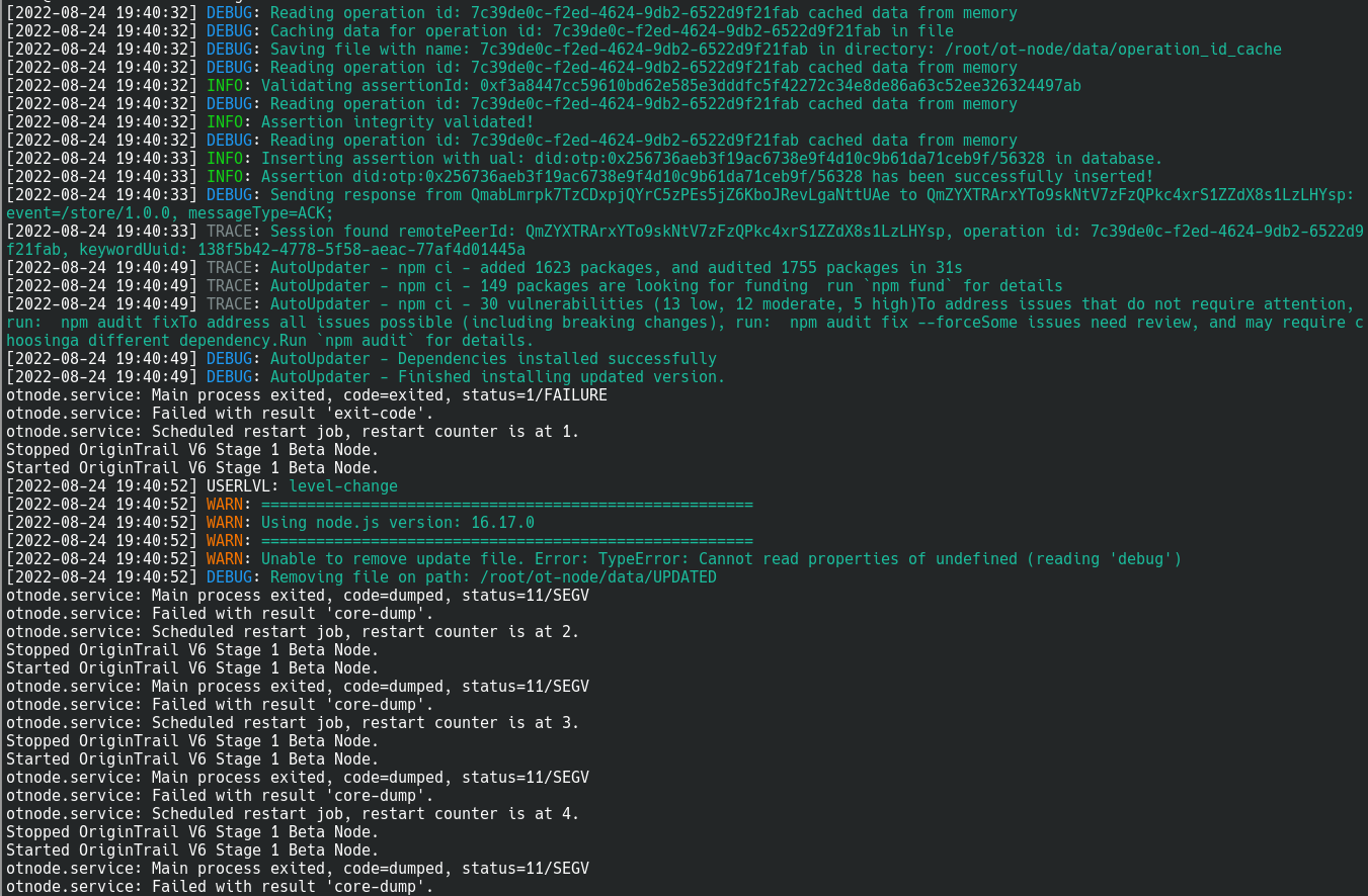 Node crashes while updating to v6.0.0-beta.2.2.1 · Issue #2056 · OriginTrail/ot-node · GitHub