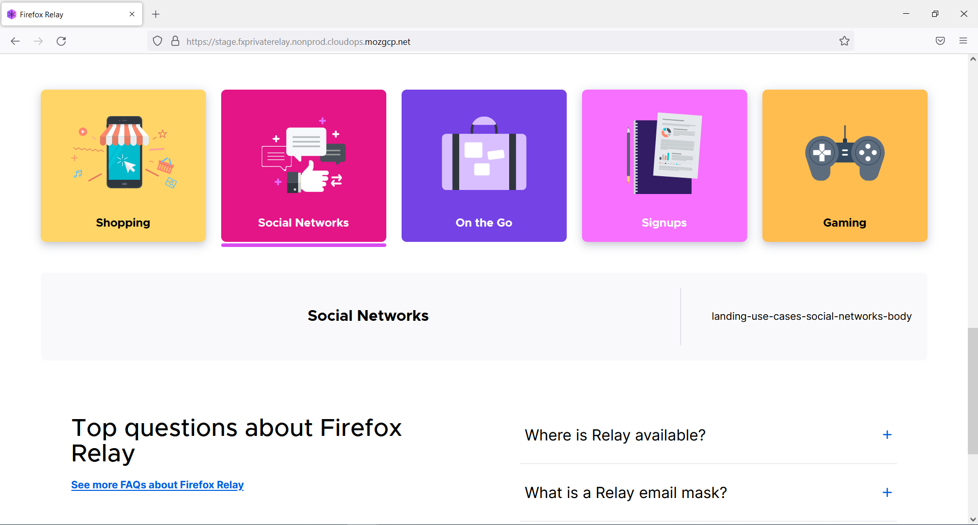 The “Social Network” and “Gaming” use cases from the Relay homepage are missing content · Issue ...