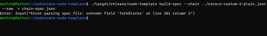 bug of building spec from plain spec to raw spec for node template · Issue #453 · paritytech ...