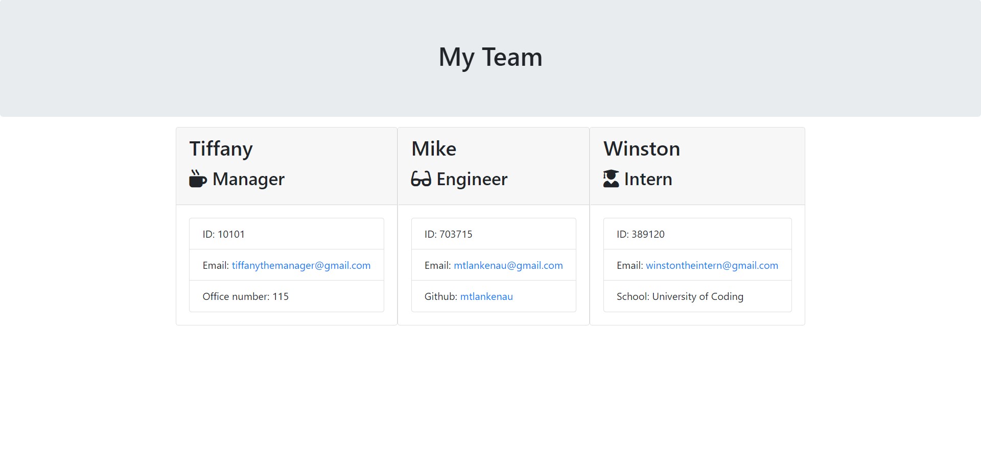 GitHub - mtlankenau/team-profile-generator