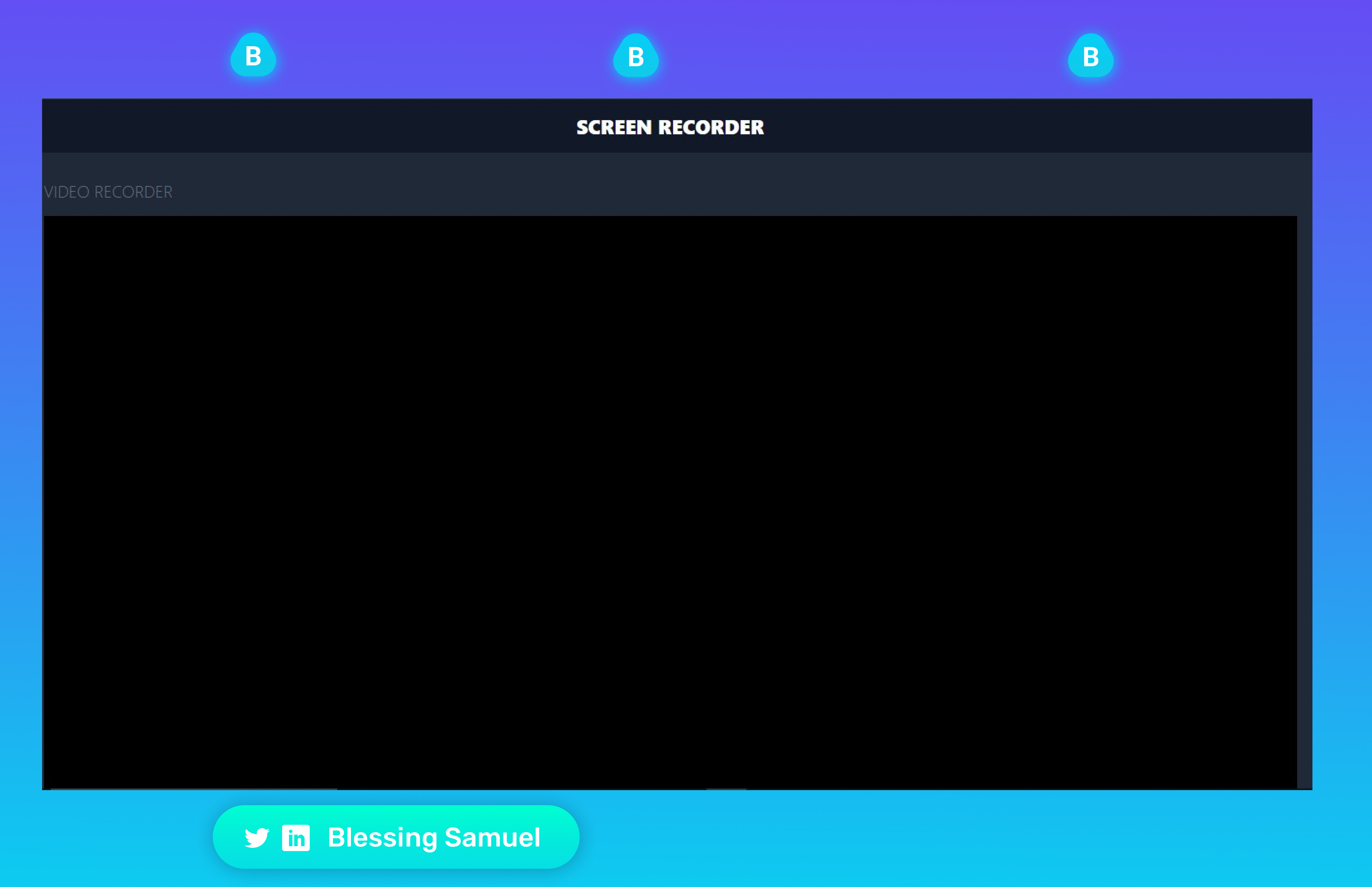 GitHub - dicethedev/ScreenRecorder: Screen-recorder build with ...