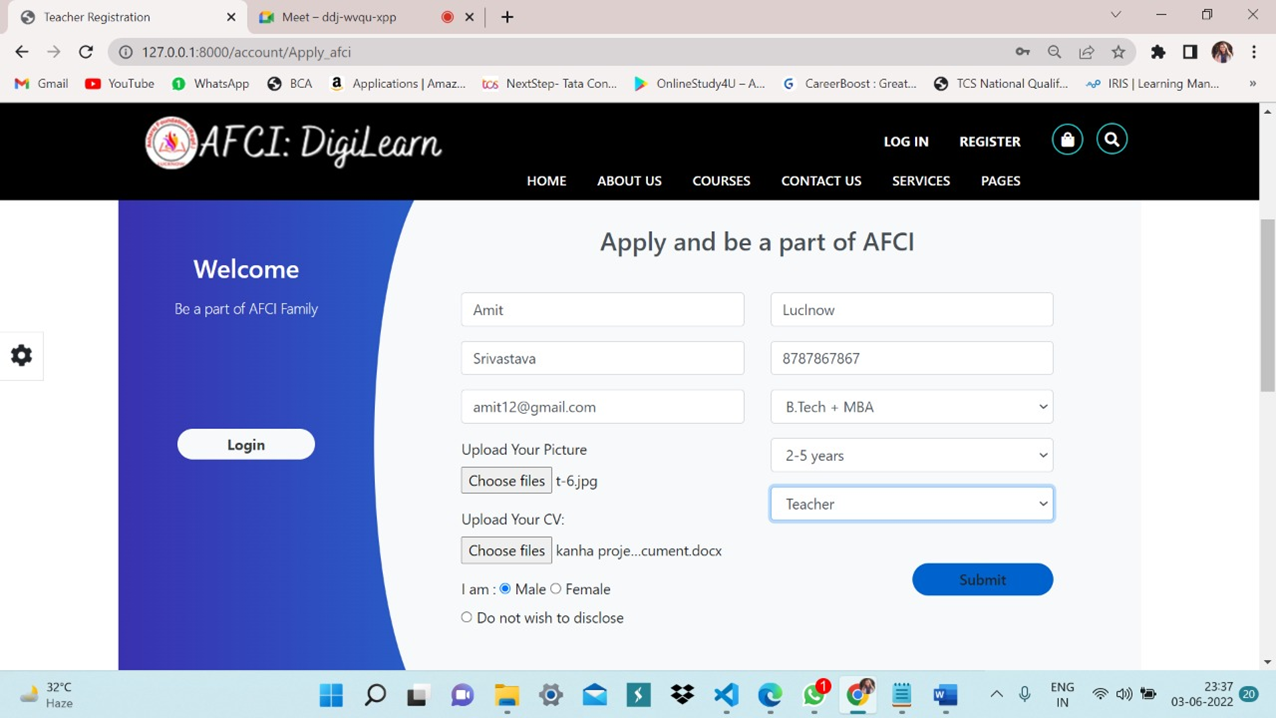 GitHub - siyapandeyvsp/Training-centre-website: AFCI DigiLearn