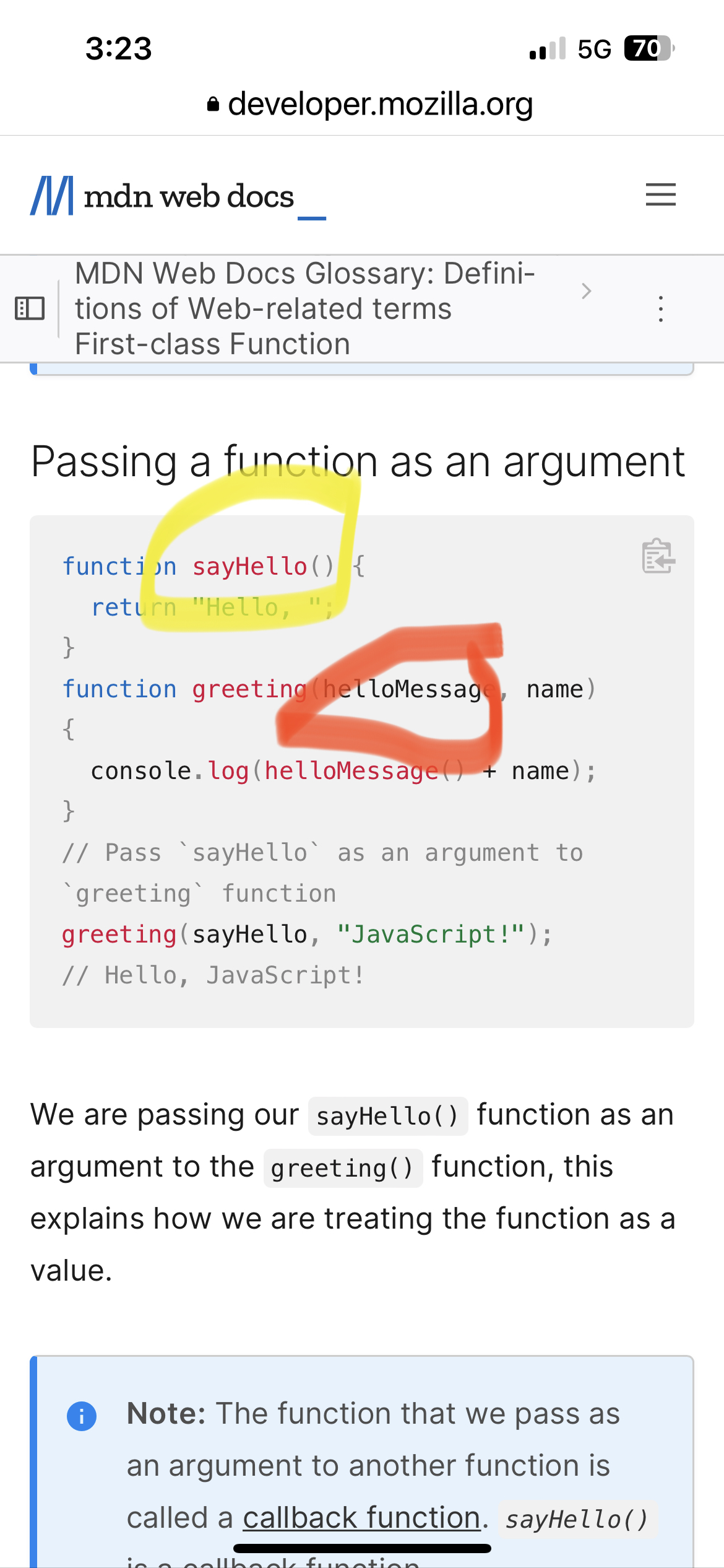 sayHello function question · Issue #24286 · mdn/content · GitHub