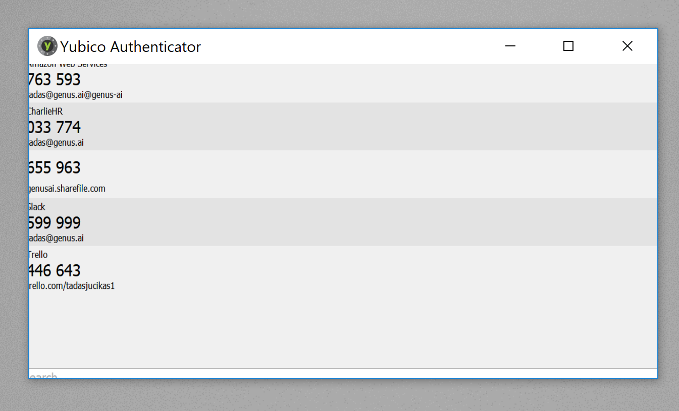 Codes get cropped on Windows 10 Pro · Issue #310 · Yubico/yubioath-flutter · GitHub