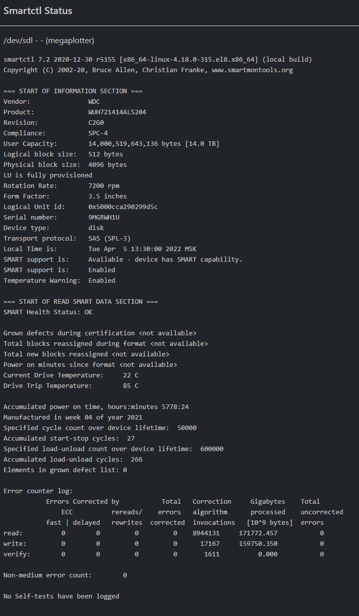 Drive monitoring needs enhancements · Issue #642 · guydavis/machinaris · GitHub