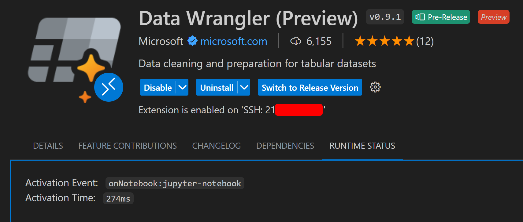 No open data wrangler button in vscode notebooks · Issue #25 · microsoft/vscode-data-wrangler ...