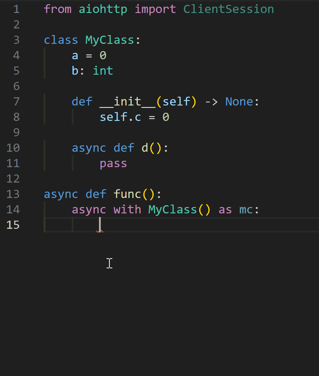 Autocomplete stopped working on local class members · Issue #4658 · microsoft/pylance-release ...