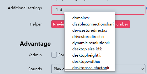 Additional settings to connection using protocol · Issue #255 · 1Remote/1Remote · GitHub