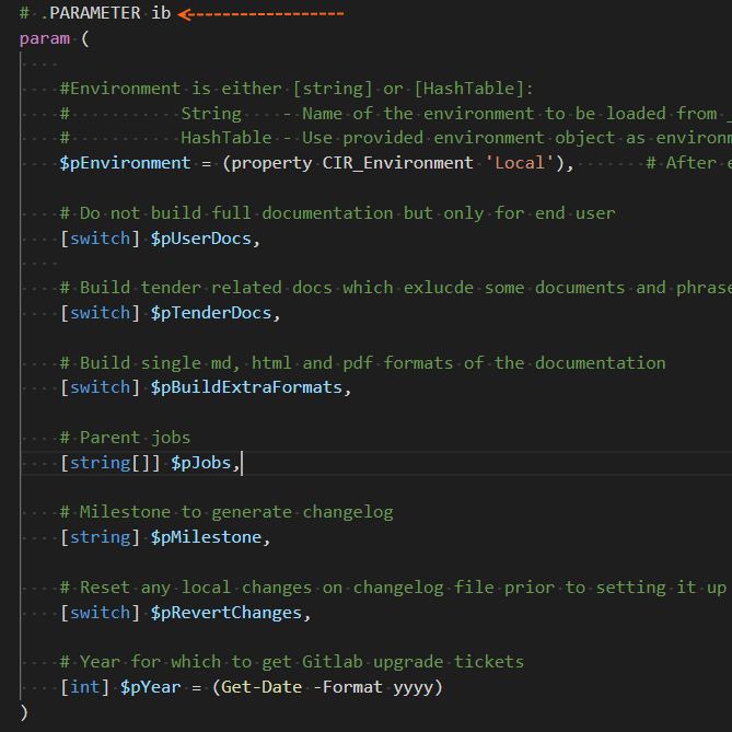 Show-TaskHelp should show parameter description · Issue #135 · nightroman/Invoke-Build · GitHub