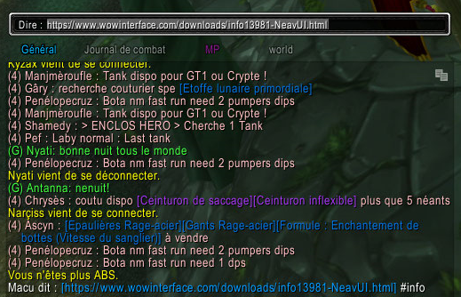 GitHub - Macumbatbc/nChat-TBCC: Chat addon