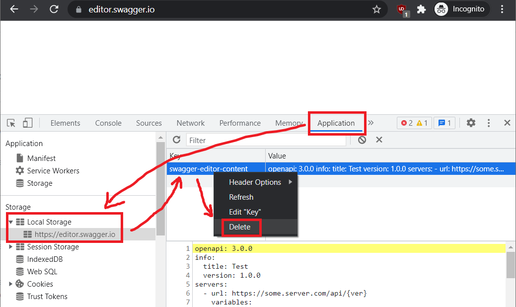 Crash While Using Variable In Server Url · Issue 2824 · Swagger Apiswagger Editor · Github