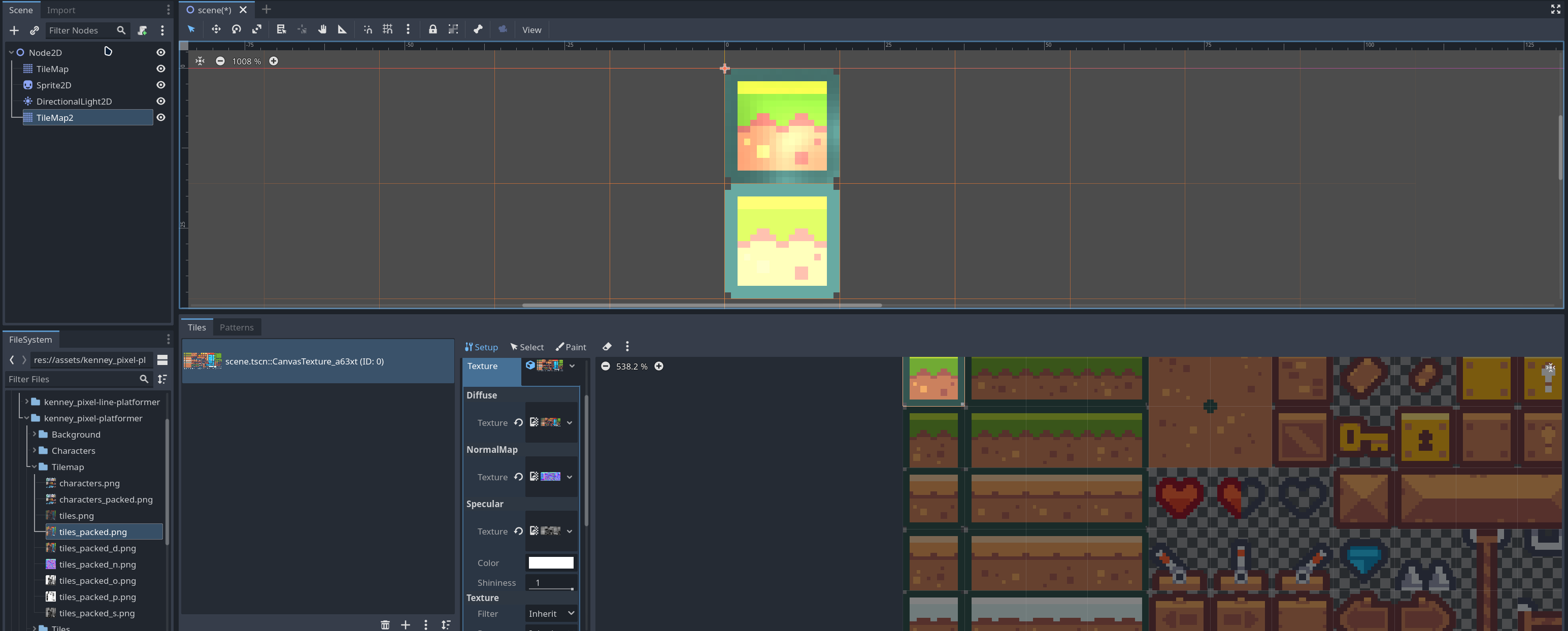 Normal maps in tilemaps · Issue #79791 · godotengine/godot · GitHub