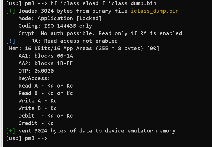 hf iclass eload · Issue #428 · RfidResearchGroup/proxmark3 · GitHub