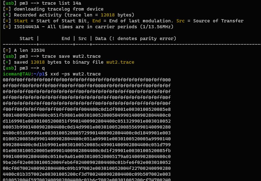 simulation / trace list... · Issue #790 · RfidResearchGroup/proxmark3 · GitHub