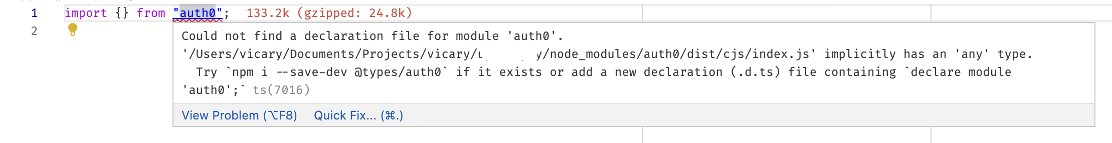 Fix @types/auth0 inconsistencies with this library · Issue #572 · auth0/node-auth0 · GitHub