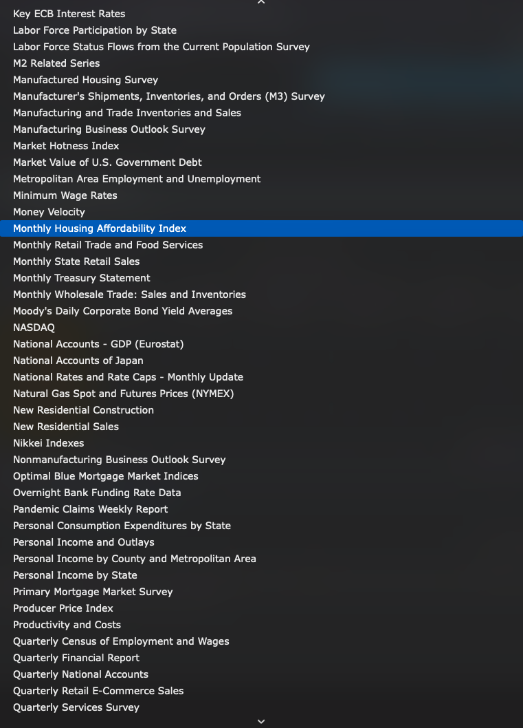 [IMPROVE] FRED API and Function to include: Categories, Releases ...