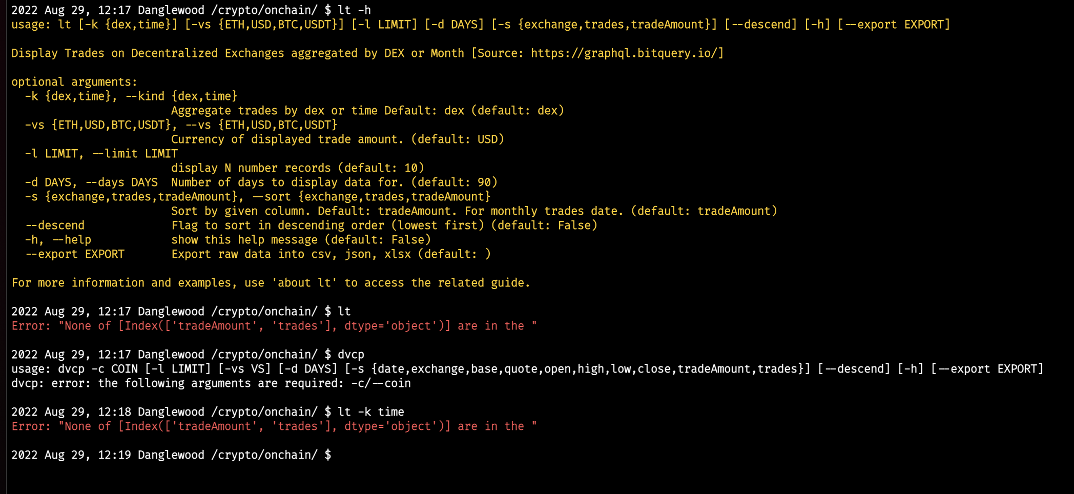 [Bug] Crypto/Onchain/LT & TTCP - Both give same error message · Issue #2459 · OpenBB-finance ...