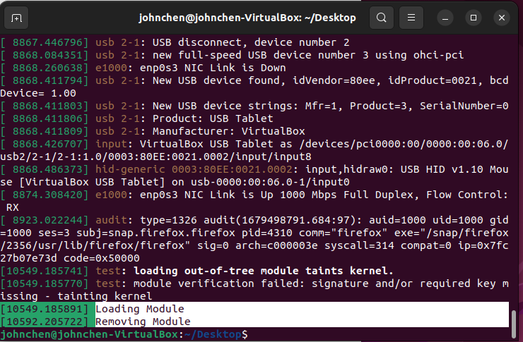 GitHub - YCtw/OShw-chap2-1: Creating, loading, and removing kernel modules
