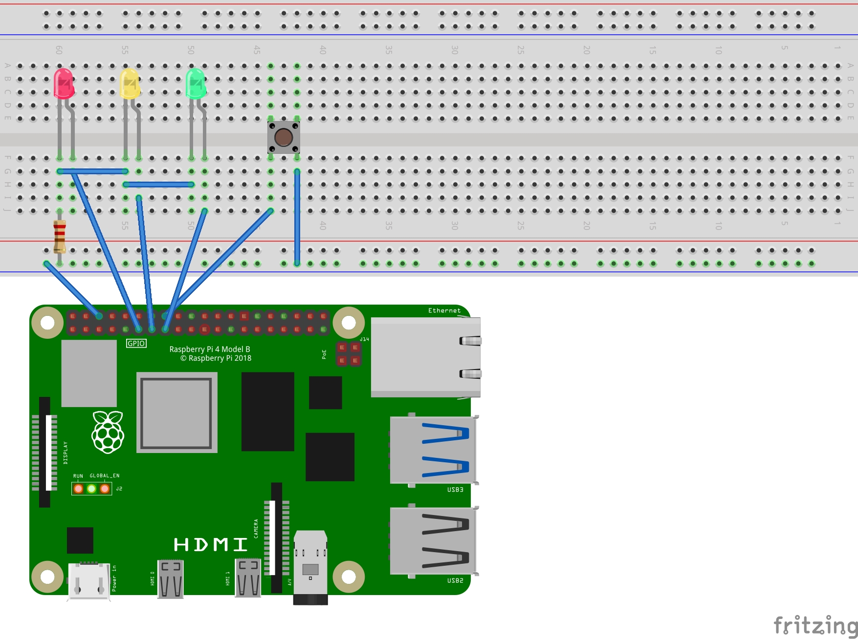 GitHub - teniiif/raspberrypi-traffic-lights: Traffic lights programmed by a raspberry pi