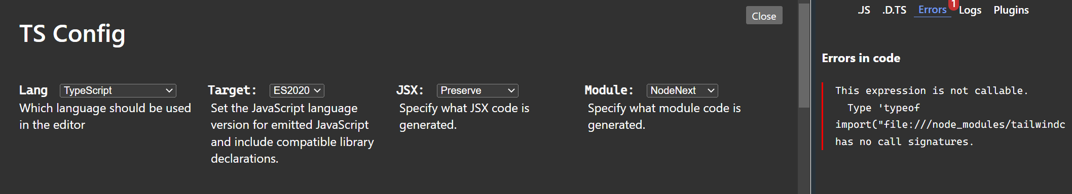 `moduleResolution:nodenext` causes `tailwindcss()` not callable · Issue #9468 · tailwindlabs ...