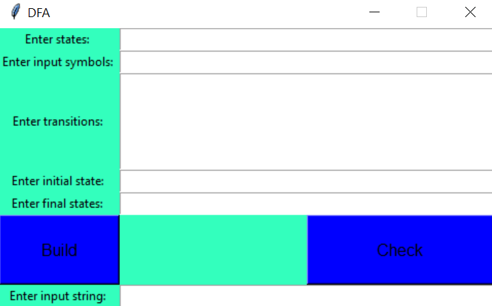 GitHub - TG721/TheoreticalFoundationofCS-DFA-project: The Program uses tkinter GUI and through ...