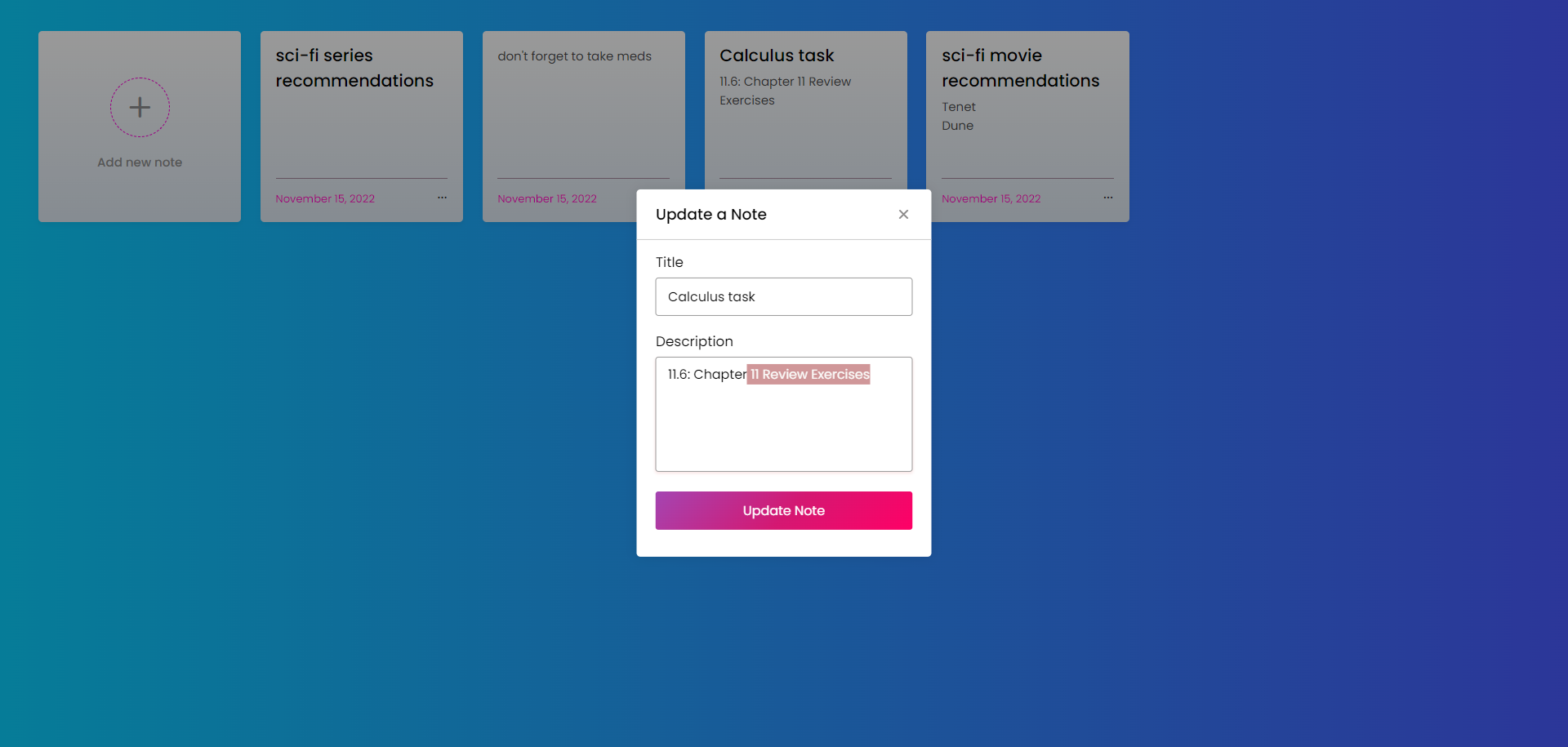 GitHub - helinakdogan/note-taking-app