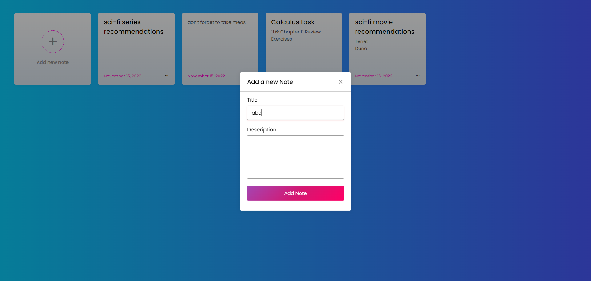 GitHub - helinakdogan/note-taking-app