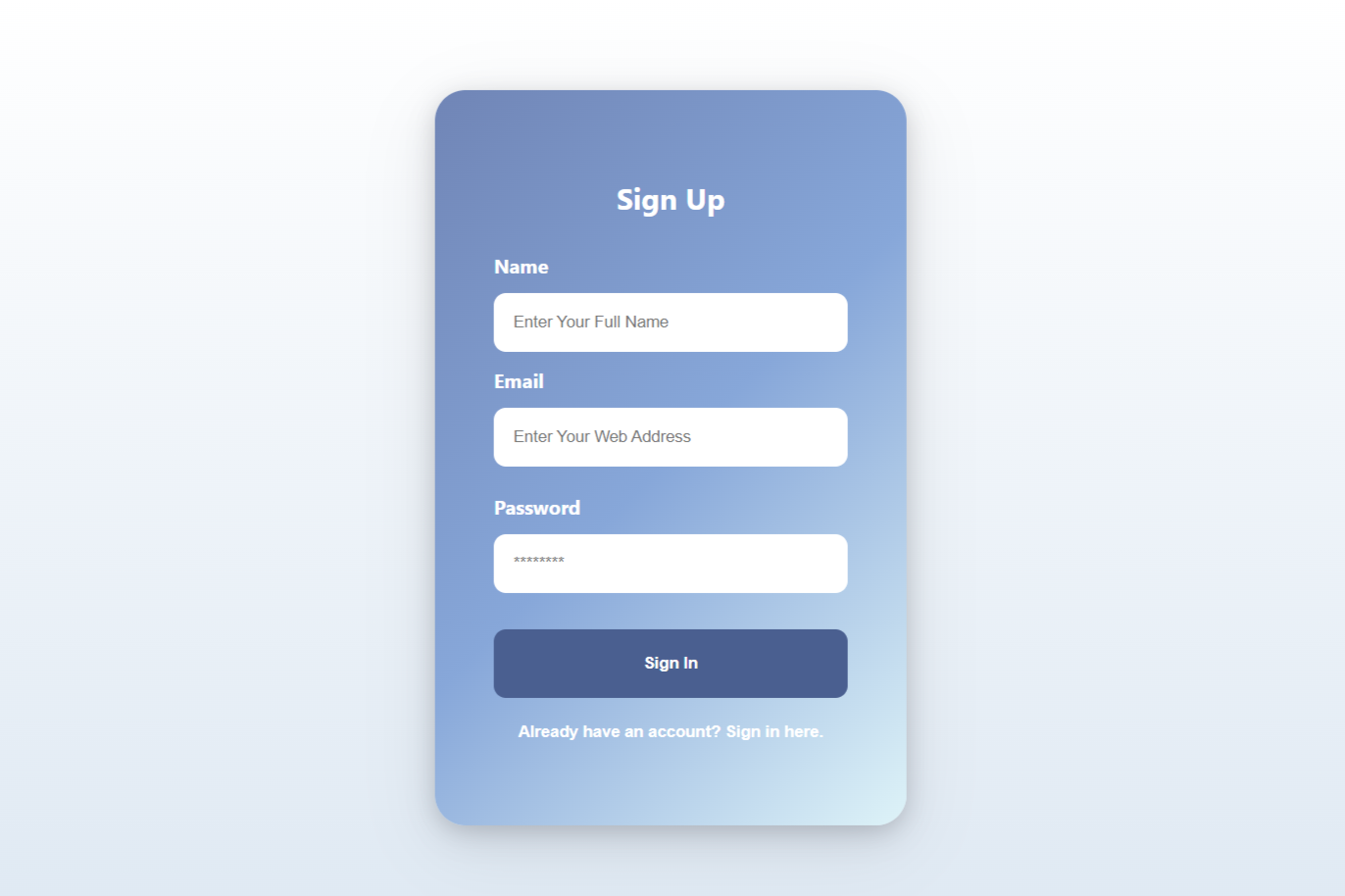 GitHub - helinakdogan/log-in-page