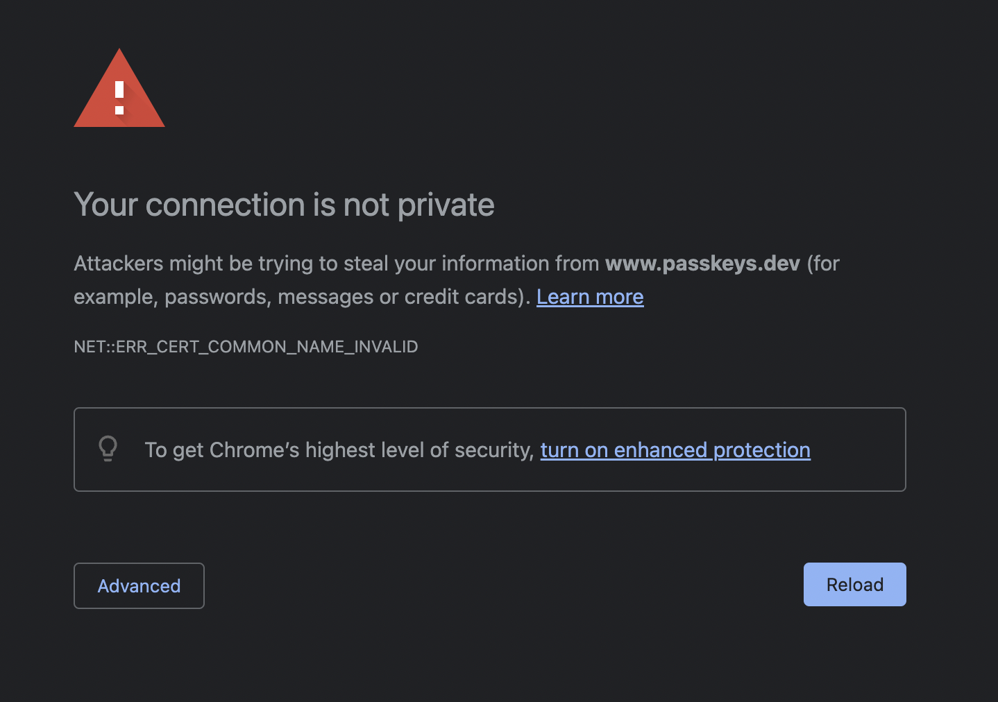 Can't load www.passkeys.dev · Issue #82 · passkeydeveloper/passkeys.dev · GitHub