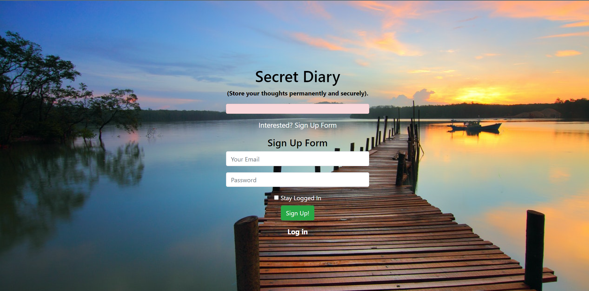 GitHub - Mansiuniyal/Secret-Diary-Project: A Web development Based Project that uses PHP, MySQL ...