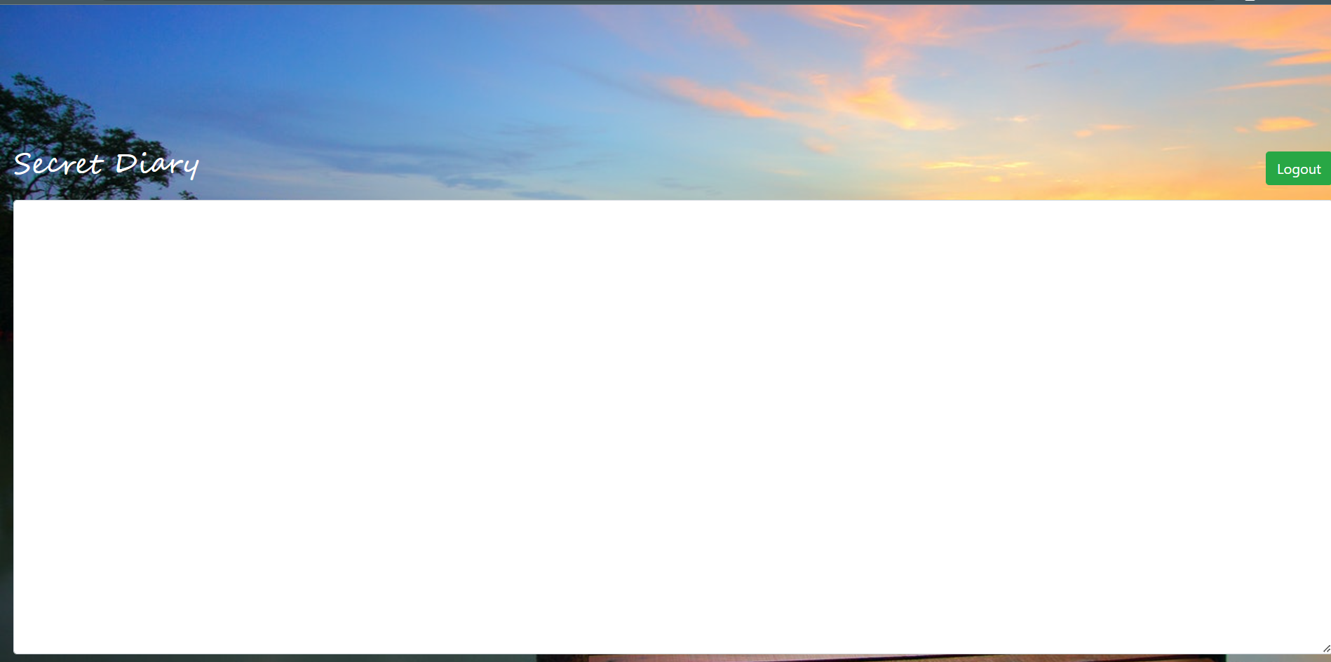 GitHub - Mansiuniyal/Secret-Diary-Project: A Web development Based Project that uses PHP, MySQL ...
