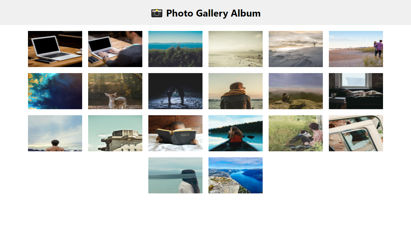 GitHub - ProgrammerShri/Photo-Album-Galary: This is a simple photo ...