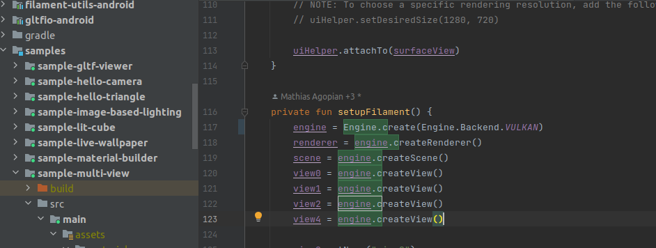 When the backend is set to Vulkan, the cubes in the sample-multi-view ...