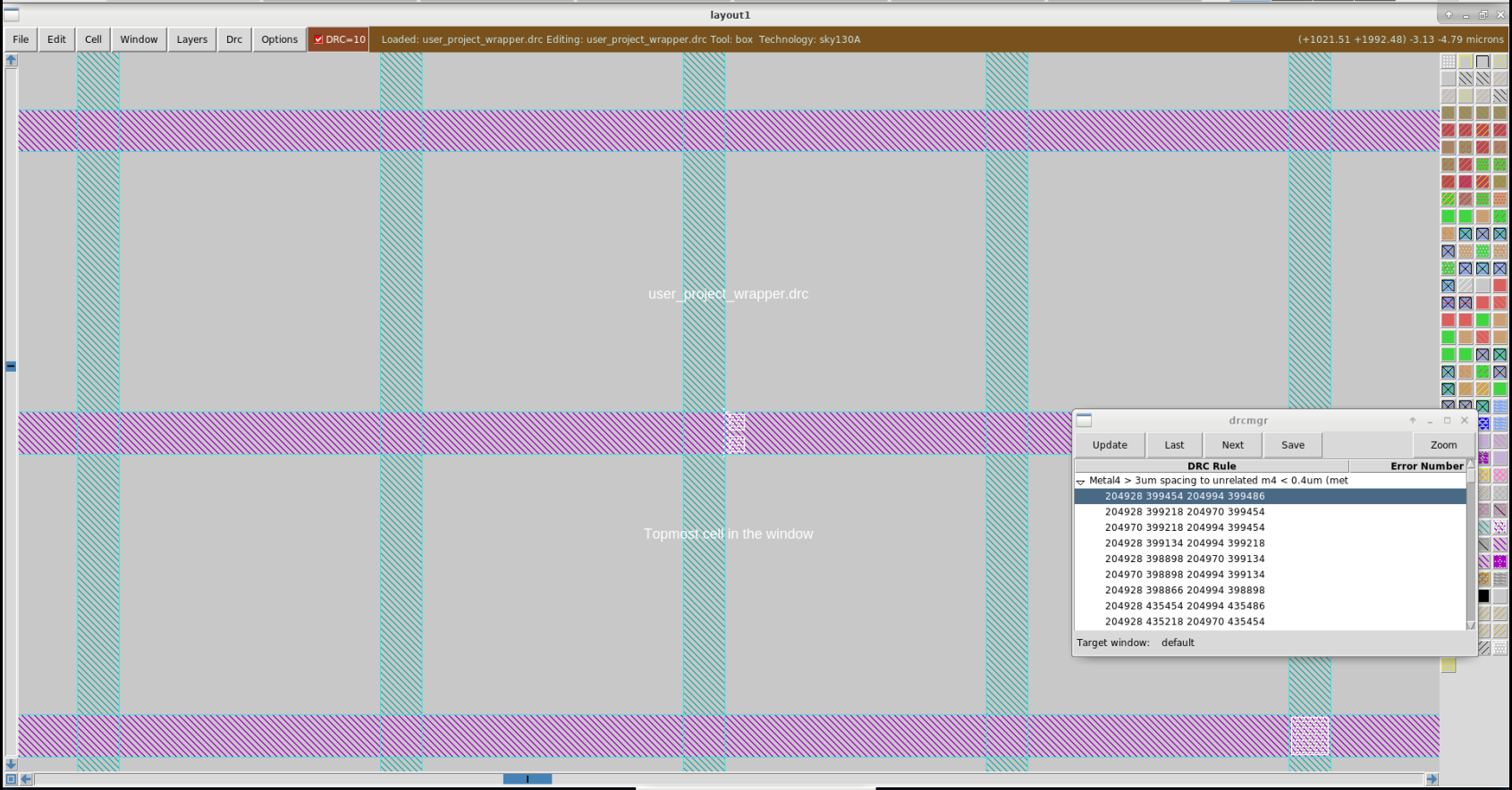 Magic DRC check failed · Issue #1282 · The-OpenROAD-Project/OpenLane · GitHub