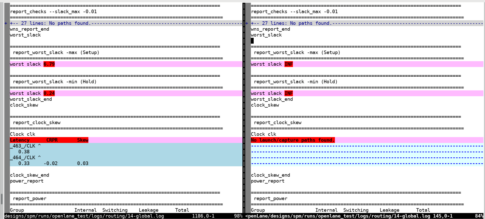 Global timing report failed to report all paths · Issue #1491 · The-OpenROAD-Project/OpenLane ...