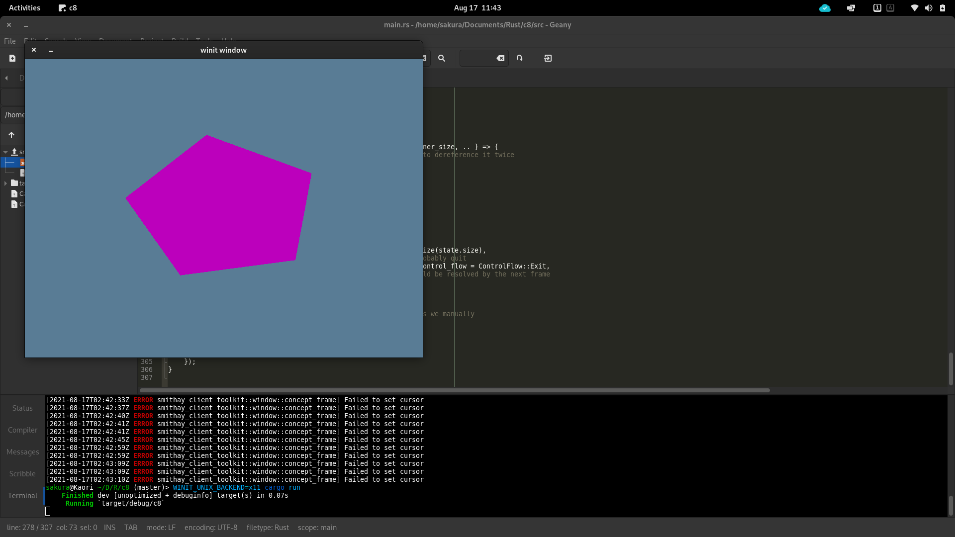Winit Is Having Issues With Wayland Gnome · Issue 2000 · Rust Windowing Winit · Github