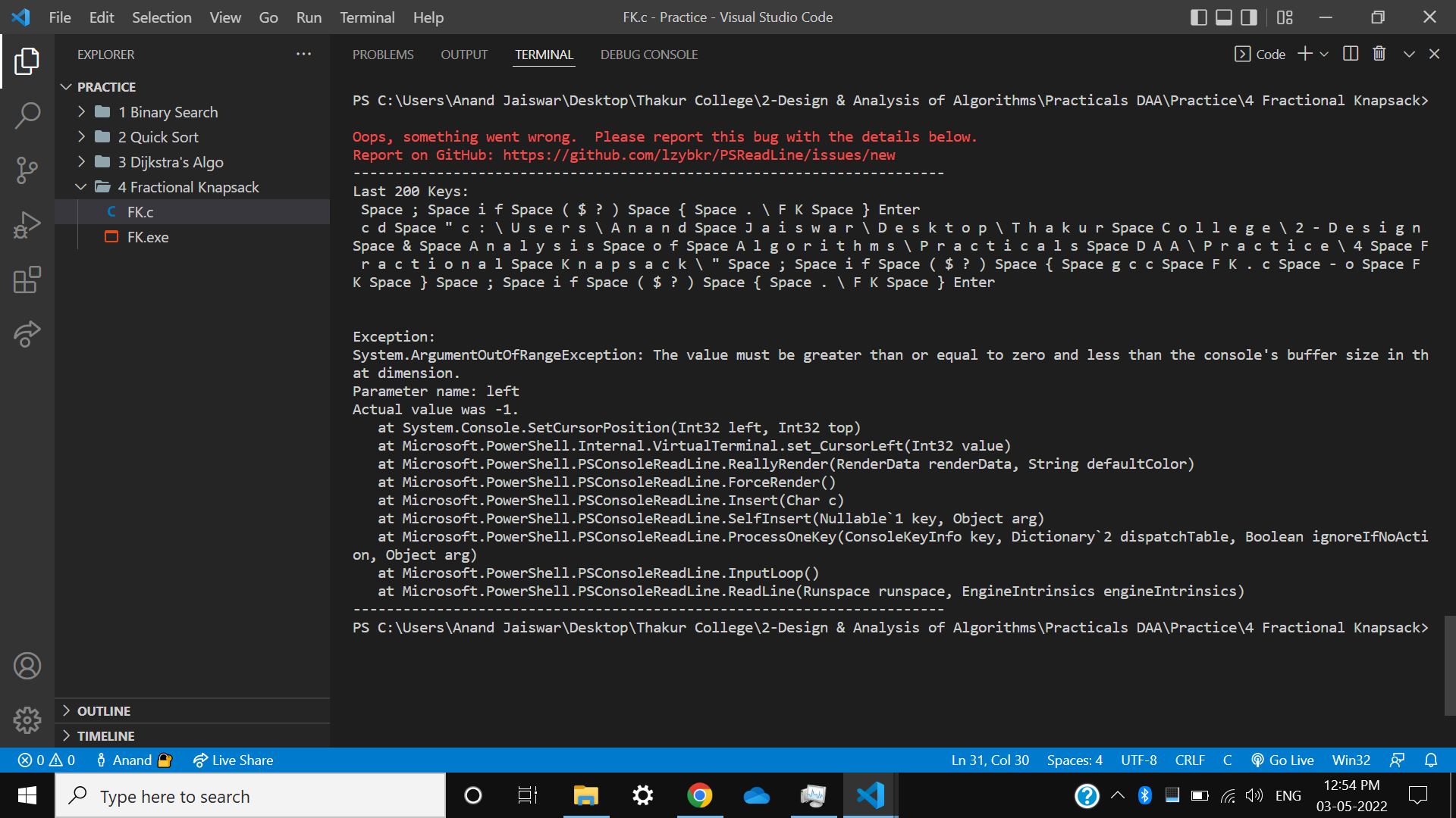 Bugs · Issue 3298 · Powershellpsreadline · Github 9881