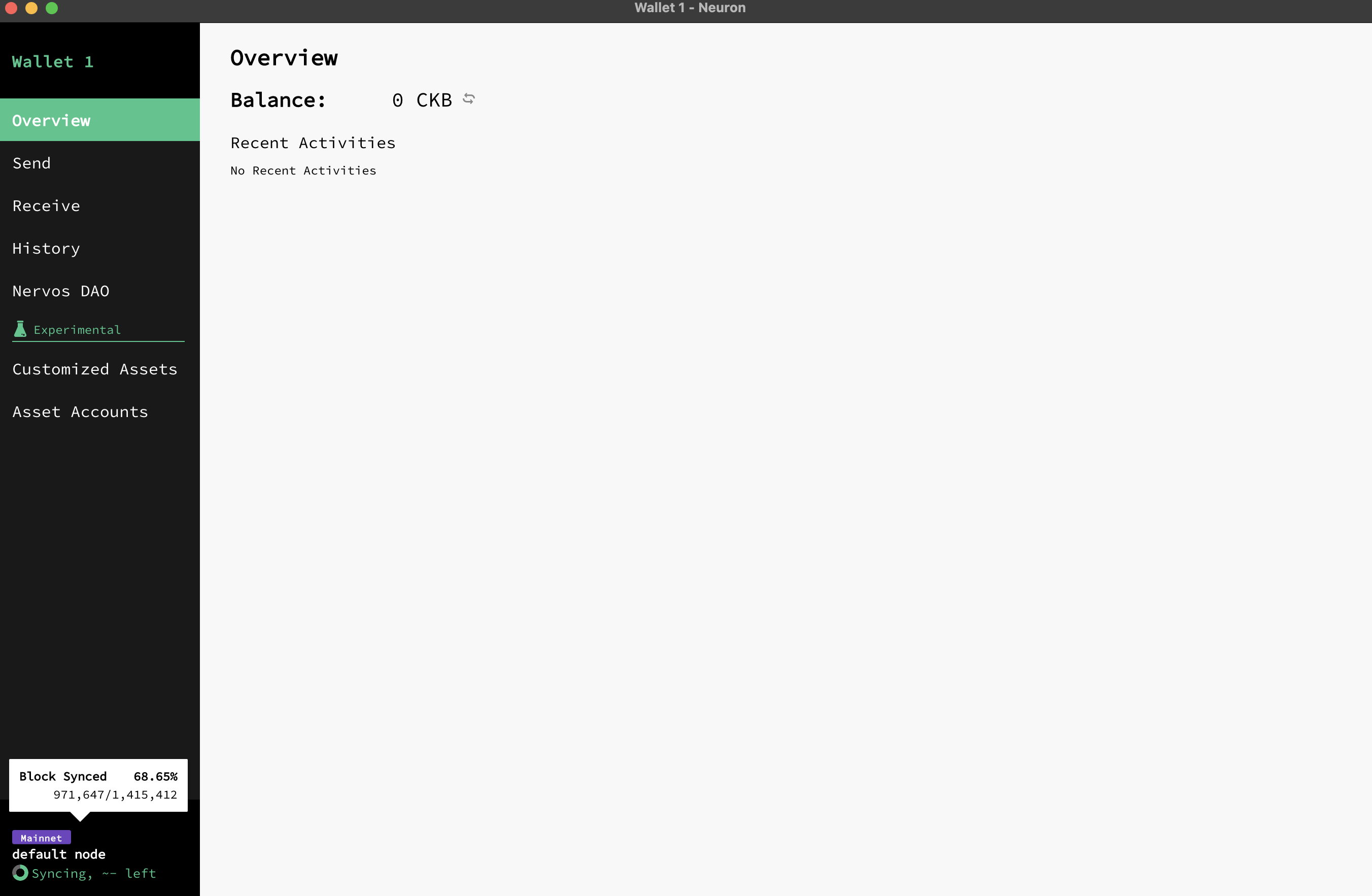 Neuron will not seem to sync · Issue #2034 · nervosnetwork/neuron · GitHub