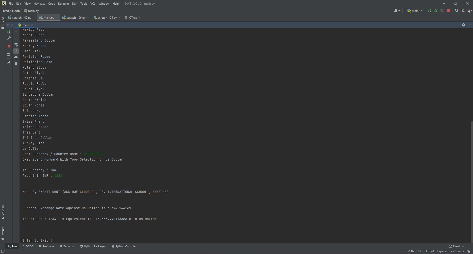 GitHub - DWE-CLOUD/Currency-ConvX-IND: Convert INR into Mulitple ...